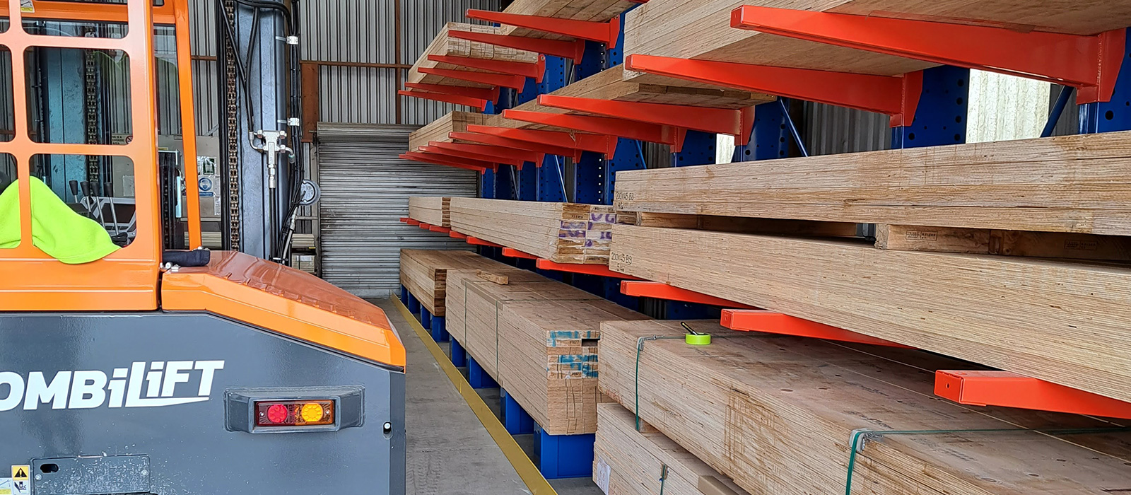 See how guide rails were used to maximise space for Wiri Timber!